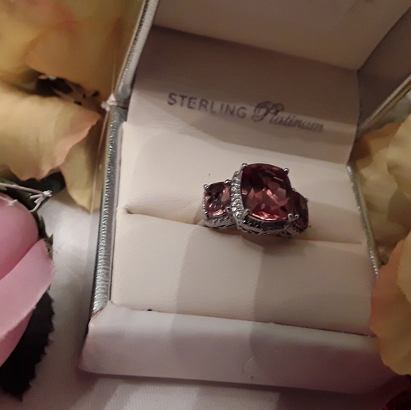 JTV | Jewelry | New 925 Sterling Jtv Champagne Topaz Ring Size 7 | Poshmark